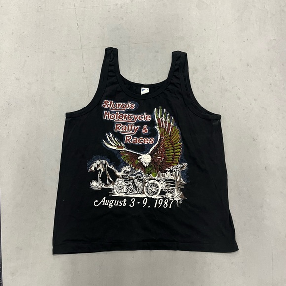 Anvil | Shirts | 987 Harley Eagle Sturgis Motorcycle Rally Biker Tank ...